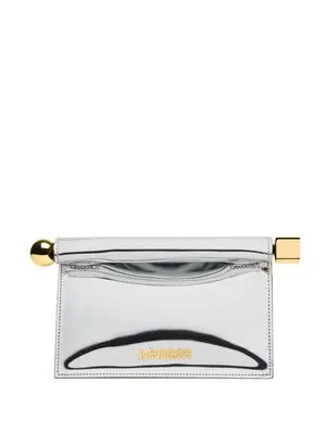 Jacquemus Silver Tone Clutches