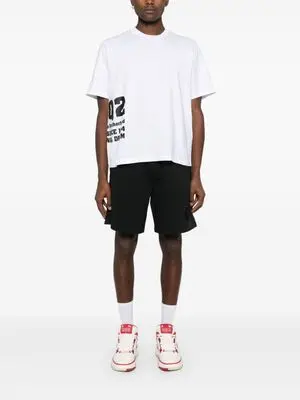 Dsquared2 Flocked Logo Track Shorts