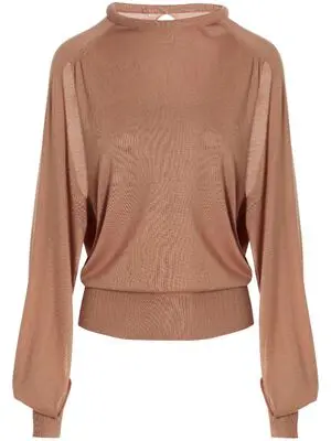RAMAEL Silk Sweater - Neutrals