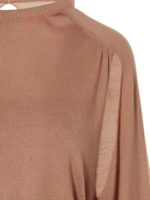 RAMAEL Silk Sweater - Neutrals