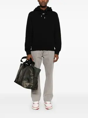 Off-White Arrows-print Hoodie - Black