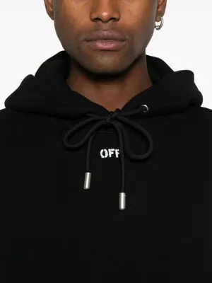 Off-White Arrows-print Hoodie - Black