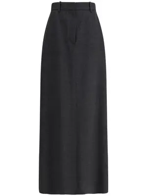 THE ROW Gonna Roux Maxi Skirt - Grey