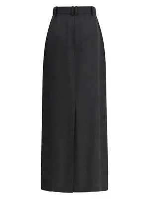 THE ROW Gonna Roux Maxi Skirt - Grey