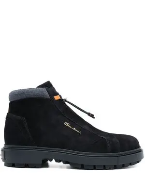 Santoni Suede Boots