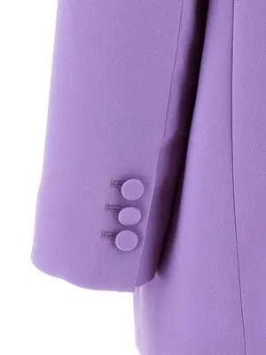 Andamane Single-breasted Blazer - Purple