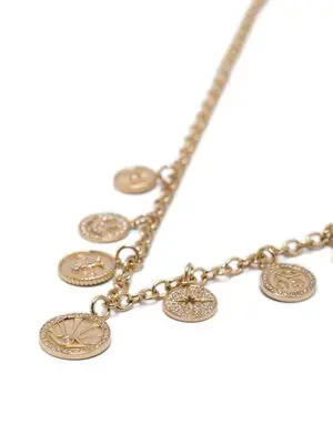 SYDNEY EVAN 14k Yellow Diamond Medallion Necklace