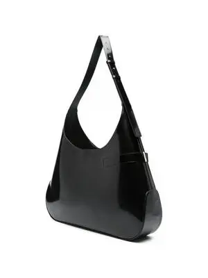 FERRAGAMO Extra Large Hobo Shoulder Bag - Black