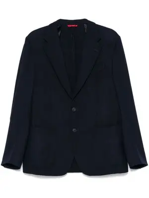 FAY Virgin Wool Blazer - Blue