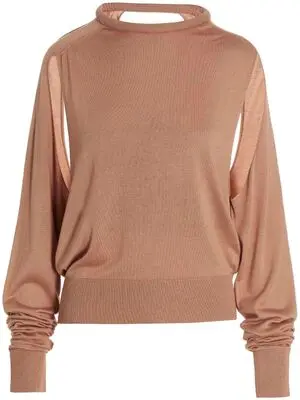 RAMAEL Cut-out Detail Sweater - Pink