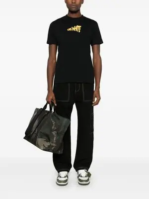 Off-White Arrows-print T-shirt - Black