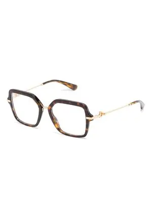 Dolce & Gabbana Square-frame Glasses - Brown