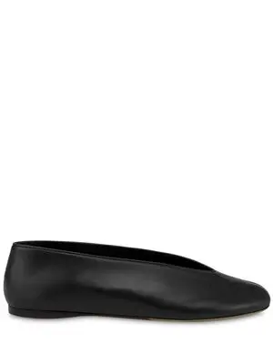 Moschino Almond Toe Flats For Women