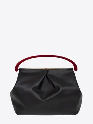 Dries Van Noten Leather Top-handle Bag - Black