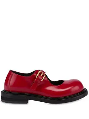 Moschino Olivia Buckled Loafers - Red
