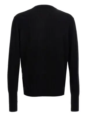 BALLANTYNE Argyle-intarsia Sweater - Black