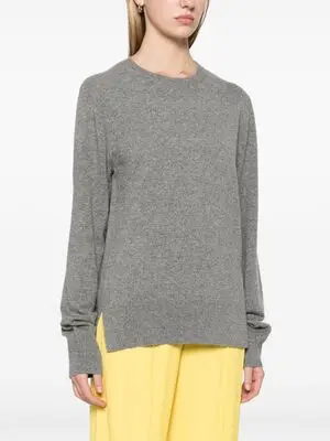 TOTEME Cashmere Crew-neck Sweater - Grey