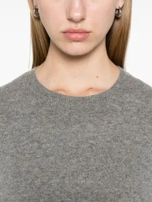 TOTEME Cashmere Crew-neck Sweater - Grey