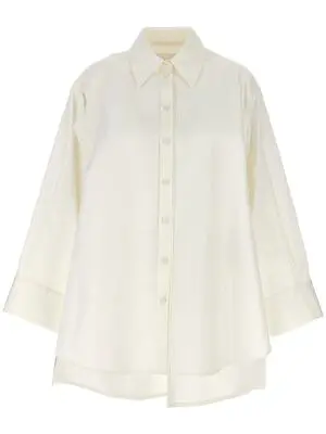 JIL SANDER Cut-out Armhole Shirt - White