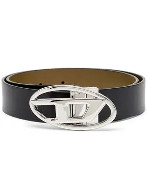 DIESEL B-1dr Leather Belt - Black