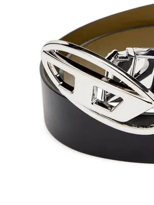 DIESEL® B-1dr Logo-buckle Leather Belt