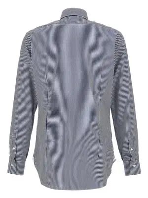 BARBA NAPOLI Striped Shirt - Blue
