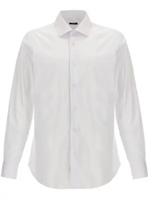 BARBA NAPOLI Poplin Shirt - White