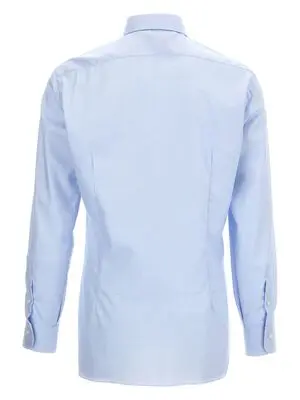 BARBA NAPOLI Cotton Shirt - Blue