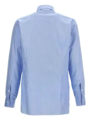BARBA NAPOLI Cotton Shirt - Blue