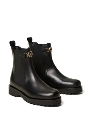TWINSET Leather Chelsea Boots