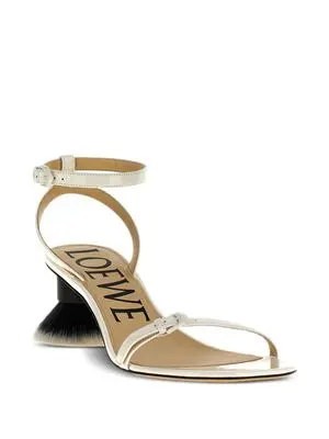 Loewe 40mm Petal Brush Sandals