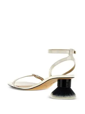 Loewe 40mm Petal Brush Sandals