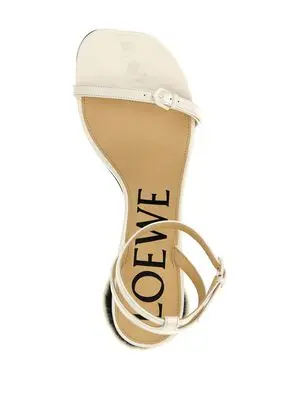 Loewe 40mm Petal Brush Sandals