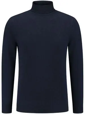 Fedeli Turtleneck Sweater - Blue