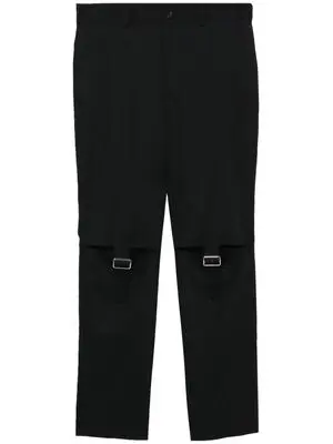 Comme Des Garçons Strap-detail Trousers