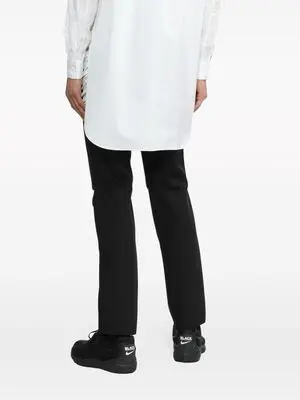 Comme Des Garçons Strap-detail Trousers