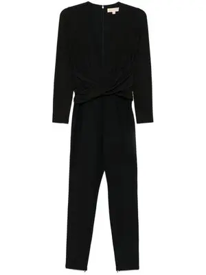 Michael Kors Gathered Jersey Jumpsuit