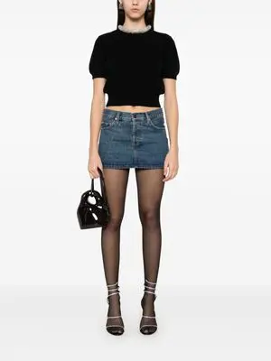 Alexander Wang Crystal-embellished T-shirt - Black