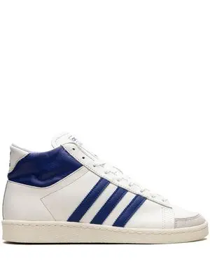 Adidas Jabbar Hi Off Collegiate Royal Sneakers - White
