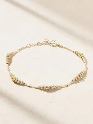 BY PARIAH Helix -plated Diamond Bracelet - Gold