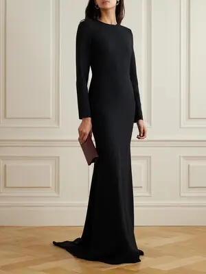 Gucci Crystal-embellished Crepe Gown