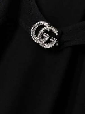 Gucci Crystal-embellished Crepe Gown
