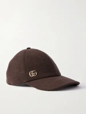 Gucci Yasmine Wool Baseball Cap - Brown | Editorialist