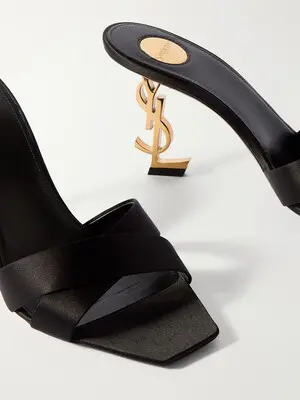 Saint Laurent Opyum Mules - Black