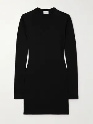 Saint Laurent High Neck Dresses