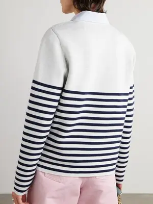 Loewe Embroidered Jacquard-knit Wool-blend Sweater