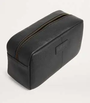 Barbour Leather Highgate Wash Bag