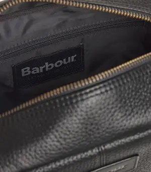 Barbour Leather Highgate Wash Bag