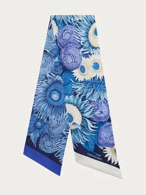 FERRAGAMO Sunflower Print Bandeau - Blue