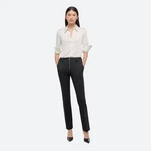 Helmut Lang Slim Zip Cigarette Pants - Black